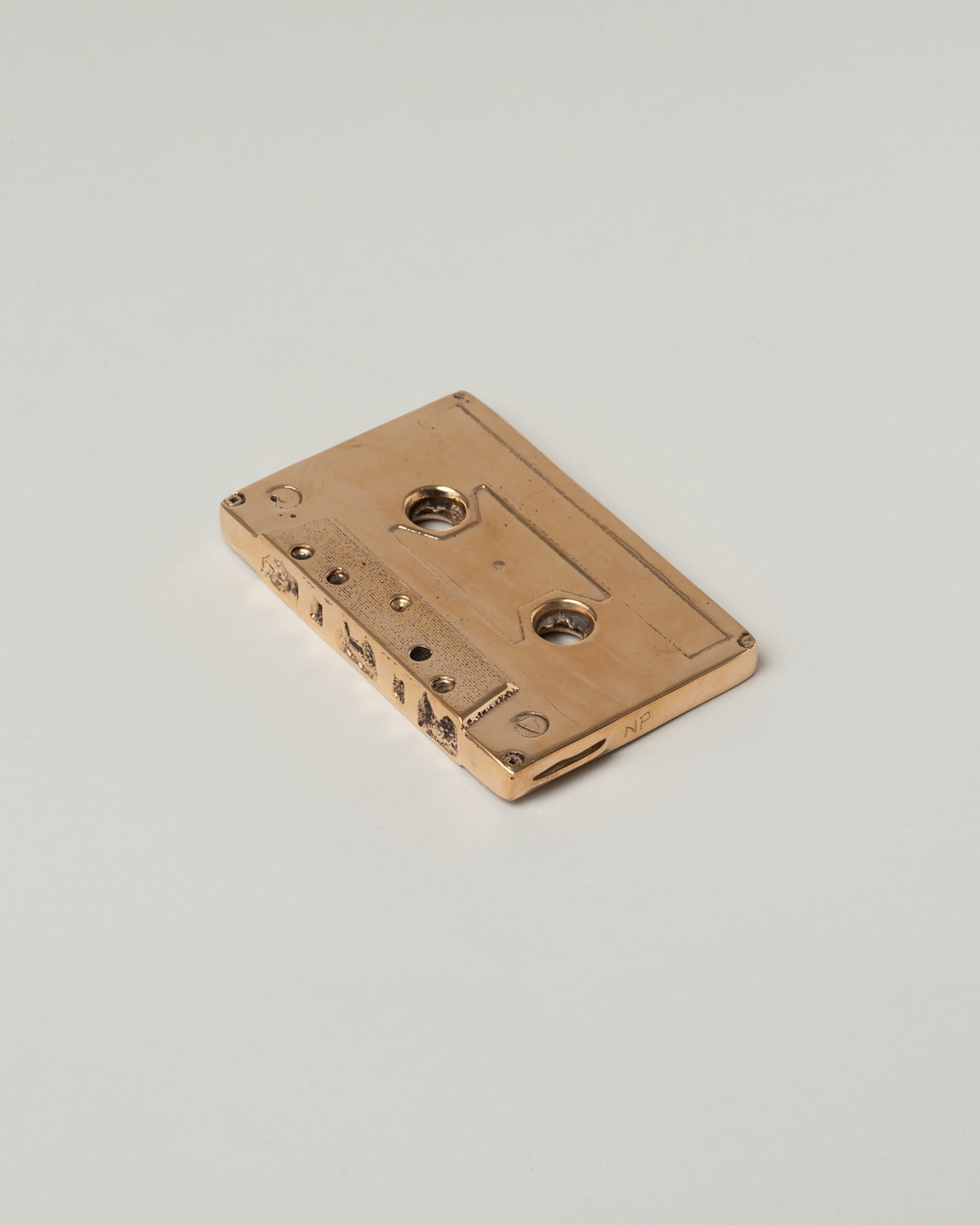 Pearce Objects | Cast Brass Mix Tape | Mociun