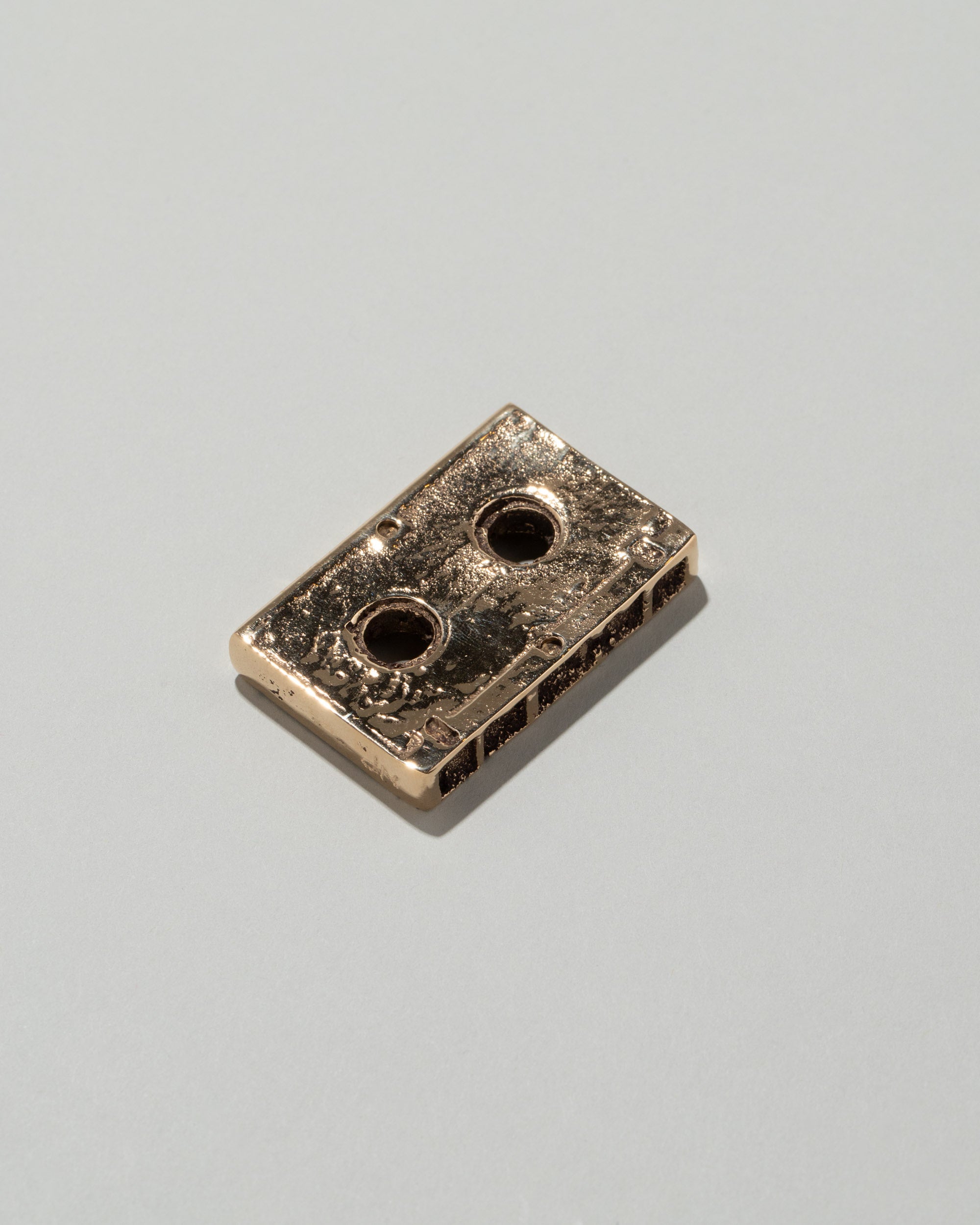 Pearce Objects | Cast Bronze Mini Cassette Tape | Mociun